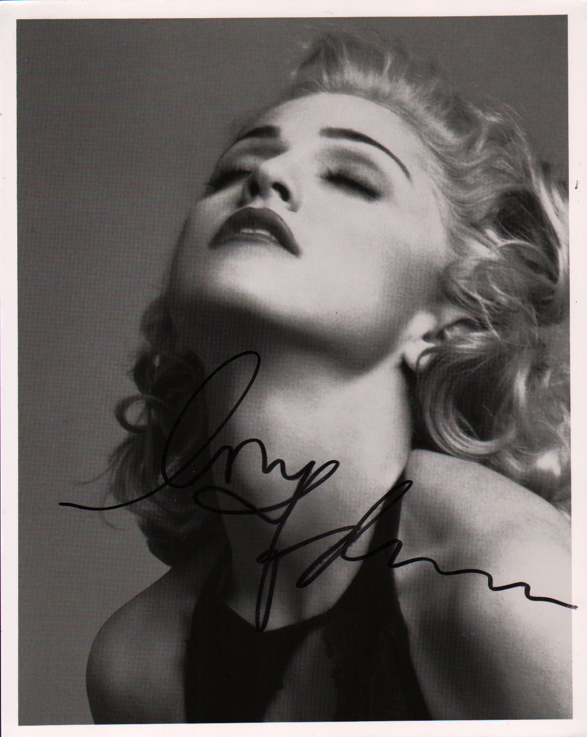 Madonna Autograph Facts Boston Memorabilia – Autographs and Memorabilia ...