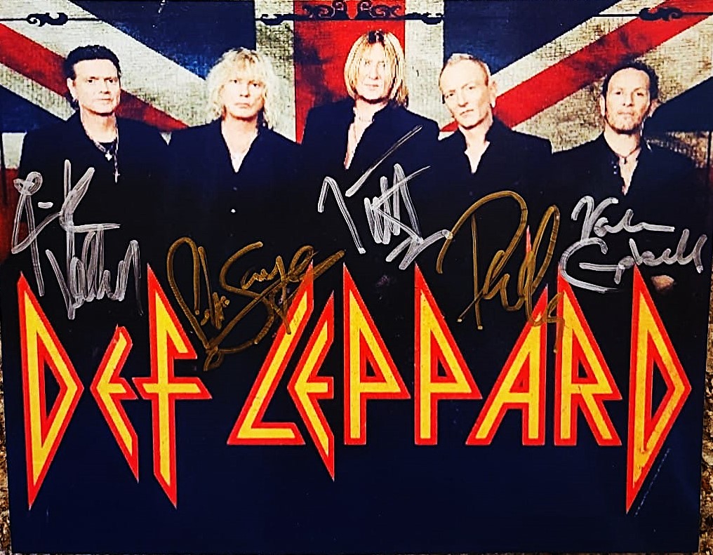 Def Leppard Autograph Facts Boston Memorabilia – Autographs and ...
