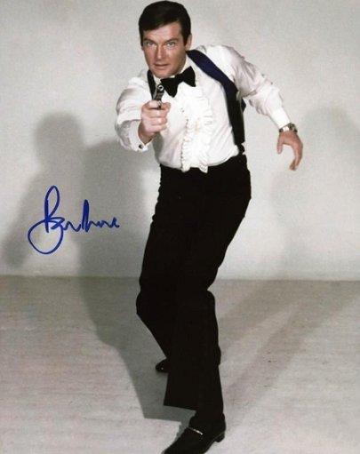 Roger Moore Autograph Facts Boston Memorabilia – Autographs and ...